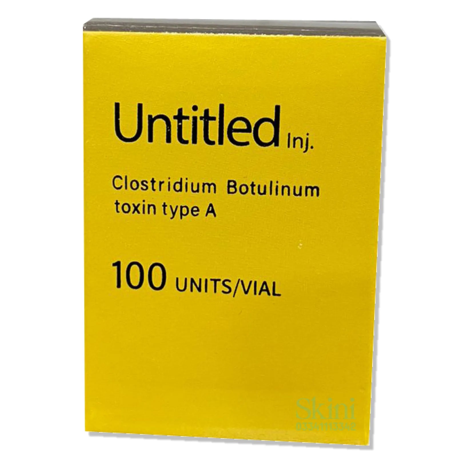 Untitled Inj. Botulinum Toxin Type A 100 Units - Yellow Box – Skini